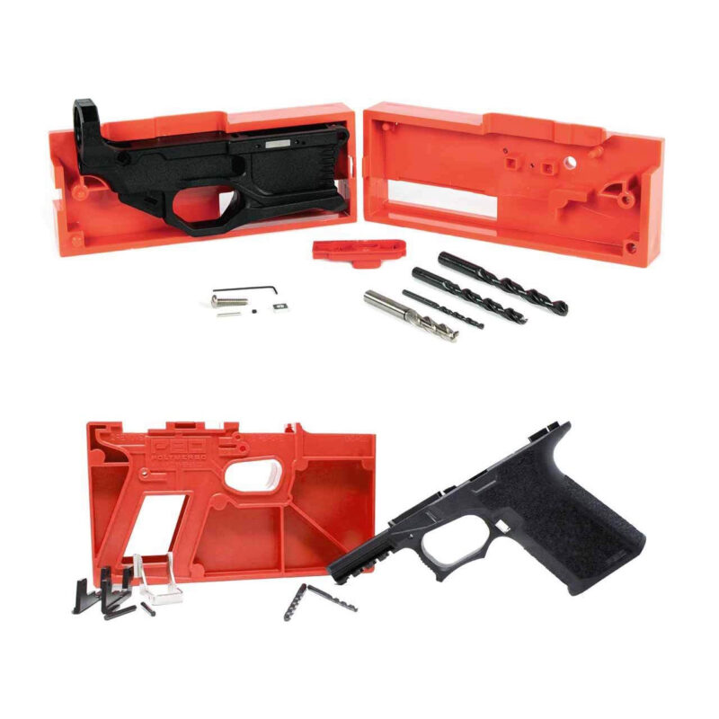 Polymer80 PF45™ 80% Full Size Frame and Jig Kit (Glock® 20/21 Compatible) - polymer 80
