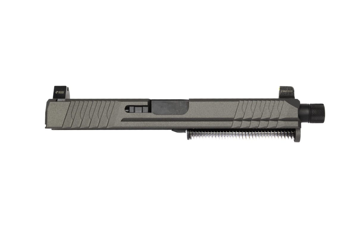 P80 Full Size Slide Assembly -PF940v2/PFS9 – OD Green - polymer 80